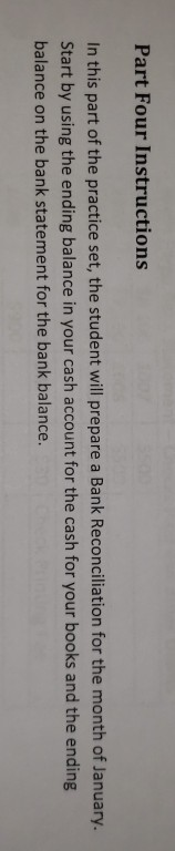 Solved Part Four Instructions In this part of the practice | Chegg.com