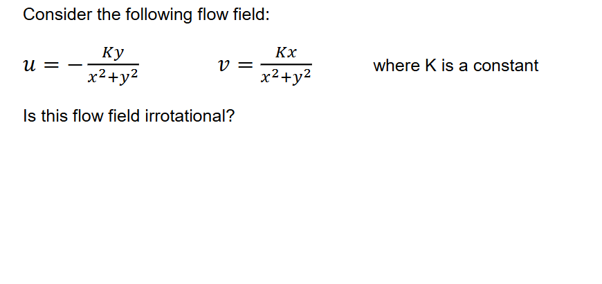 Solved Consider the following flow | Chegg.com