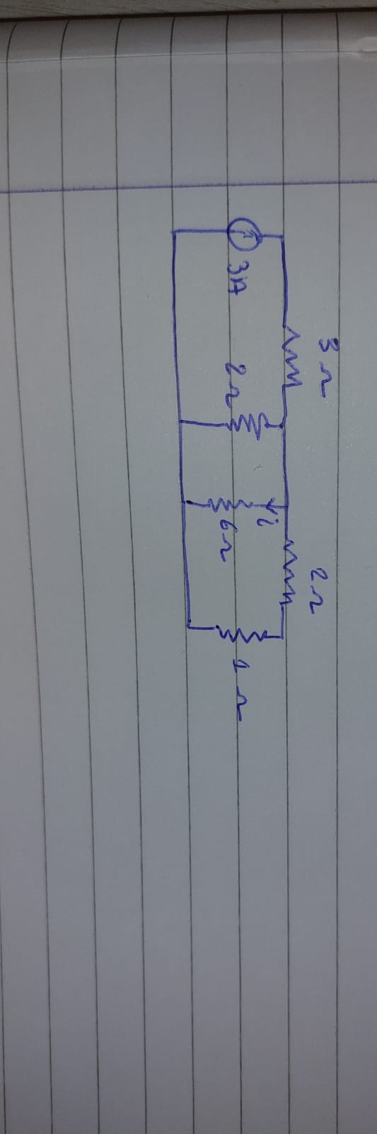 Solved find the current i in two different ways, the first | Chegg.com