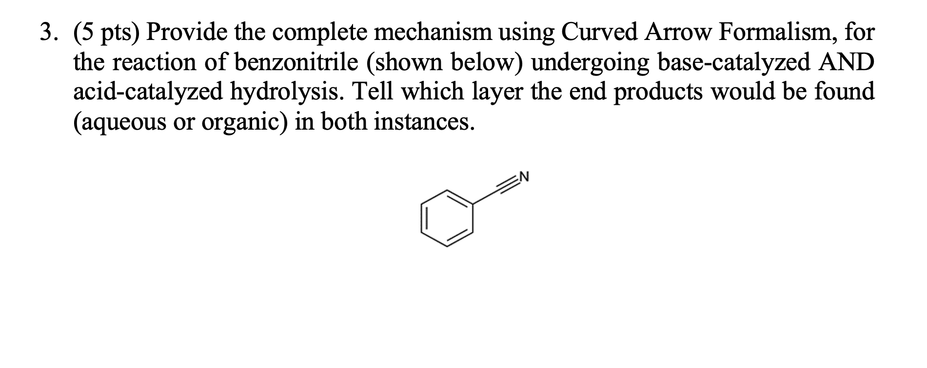 Solved (5 ﻿pts) ﻿Provide the complete mechanism using Curved | Chegg.com