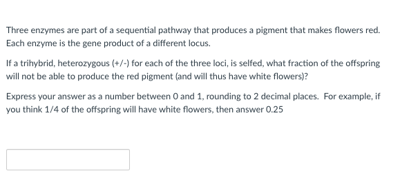 Solved Three enzymes are part of a sequential pathway that | Chegg.com