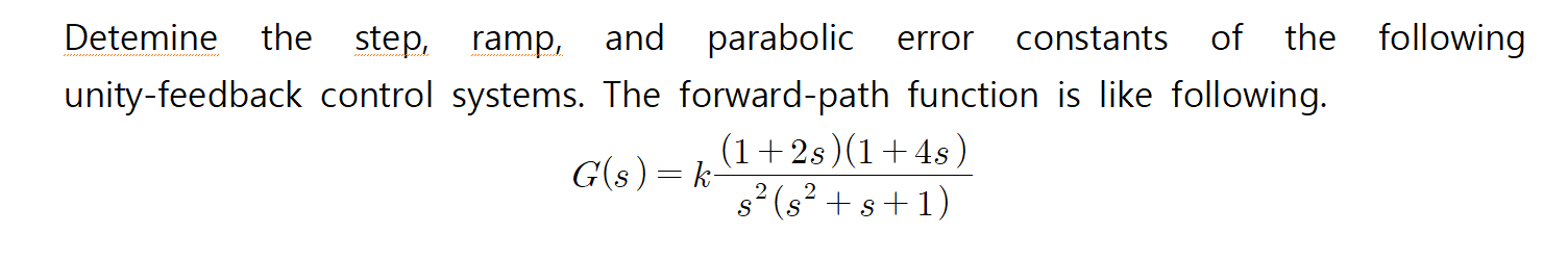Solved error Detemine the step, ramp, and parabolic | Chegg.com