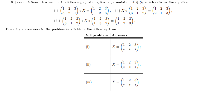 Solved 2 1 3 2 2 1 3 3. (Permutations). For each of the | Chegg.com