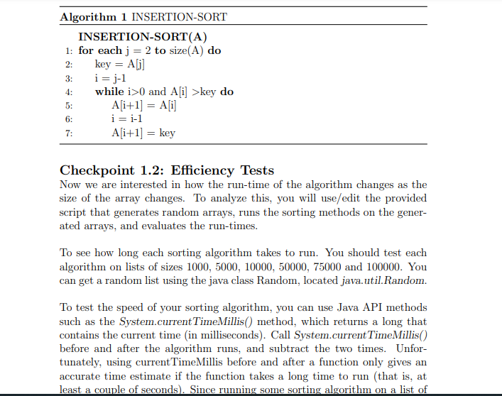 Solved Do Java Code For Do Method Insertion Sort String With 8051