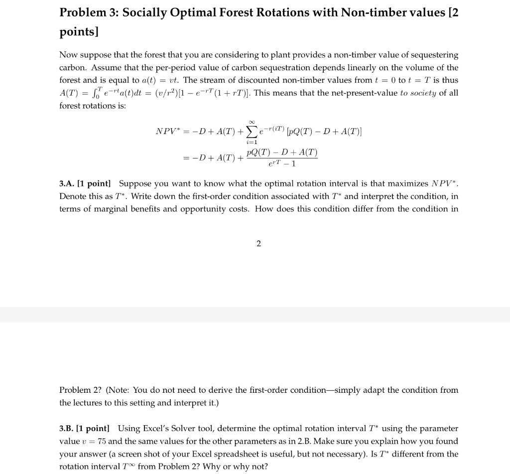 please answer problems 3A and 3B, problem 2 has | Chegg.com