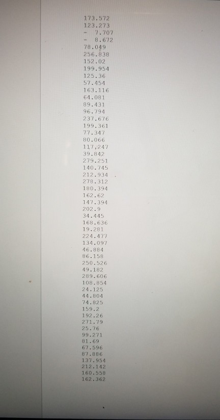 Solved Goals: Reading data from file, using arrays and | Chegg.com