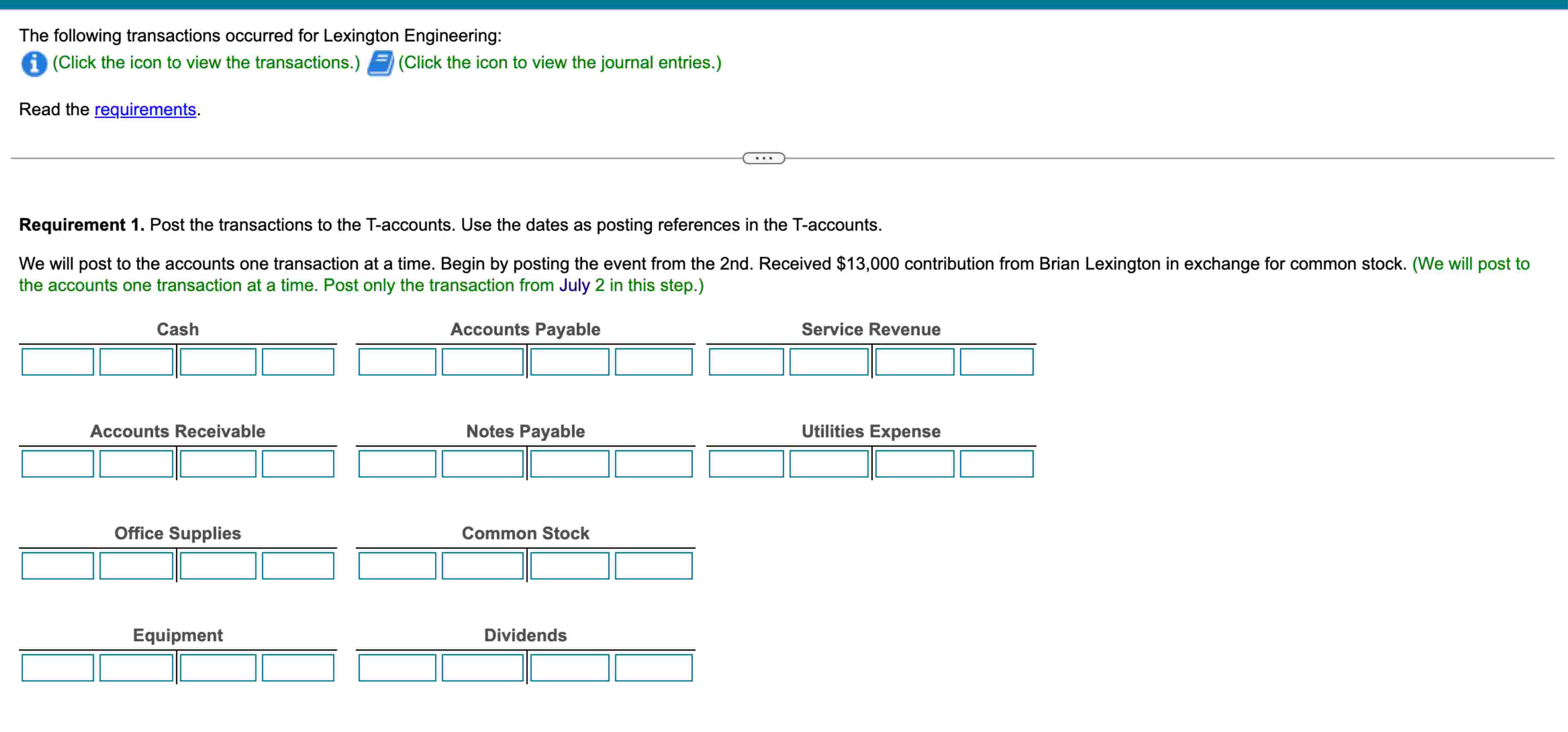 Solved i. (Click the icon to view the transactions.) (Click | Chegg.com
