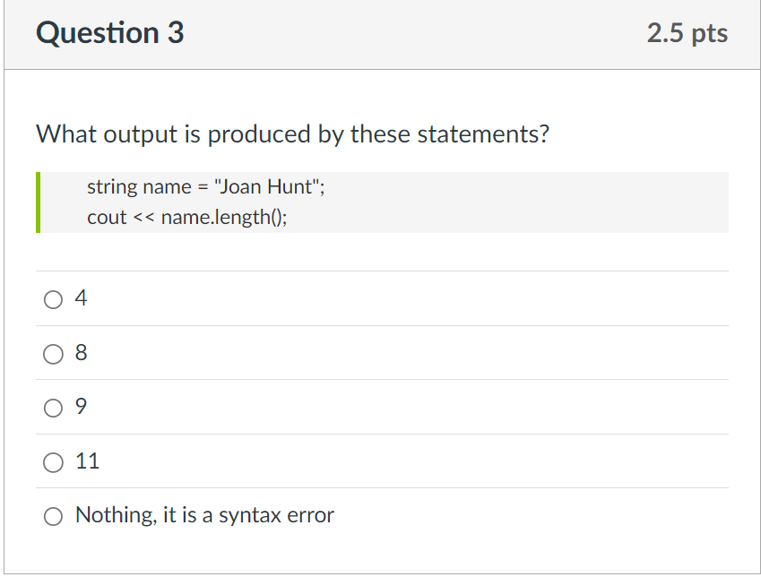 Solved Question 3What output is produced by these | Chegg.com