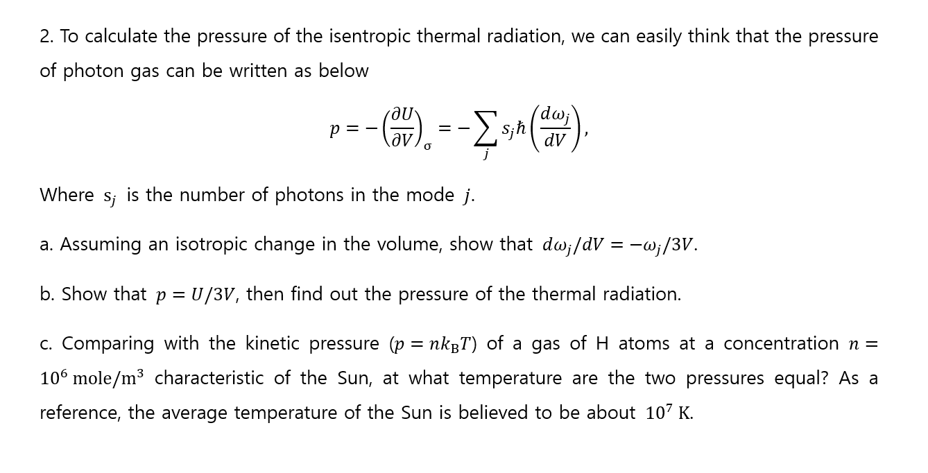 2. To calculate the pressure of the isentropic | Chegg.com