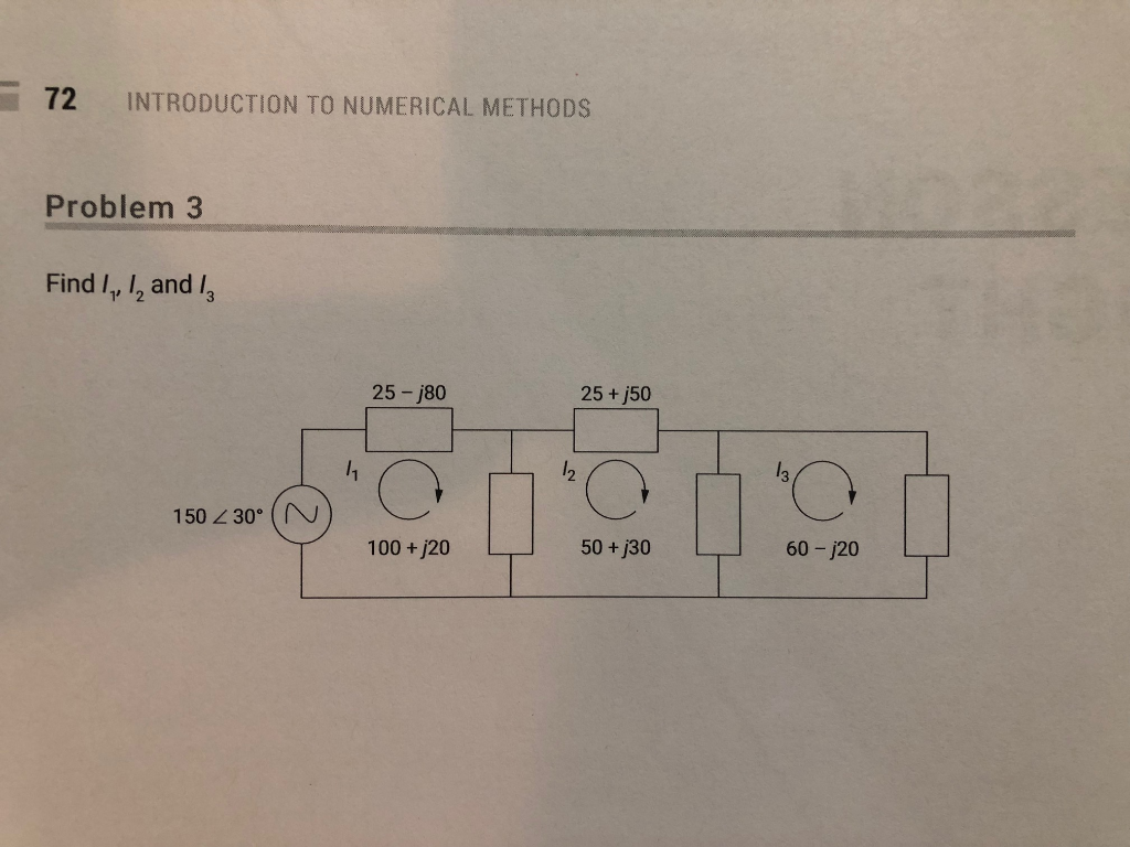 Solved 72 INTRODUCTION TO NUMERICAL METHODS Problem 3 Find | Chegg.com