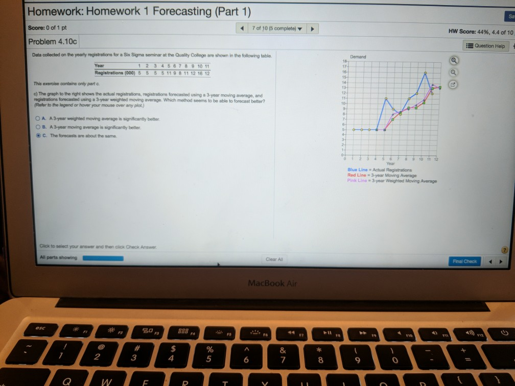 Solved Homework Homework 1 Forecasting Part 1 7 Of 10 5