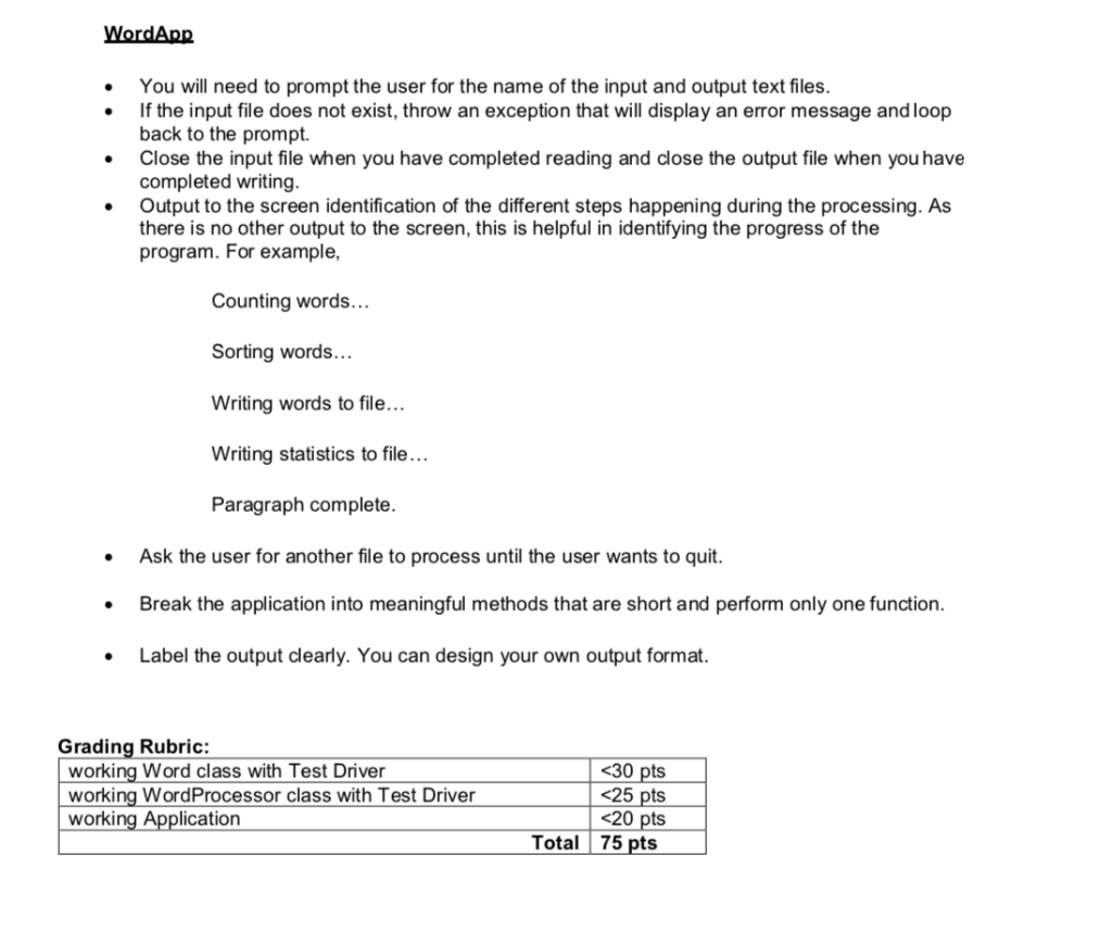 Lab 6 CSC110 (ALL CODING IN JAVA) Problem: A text | Chegg.com