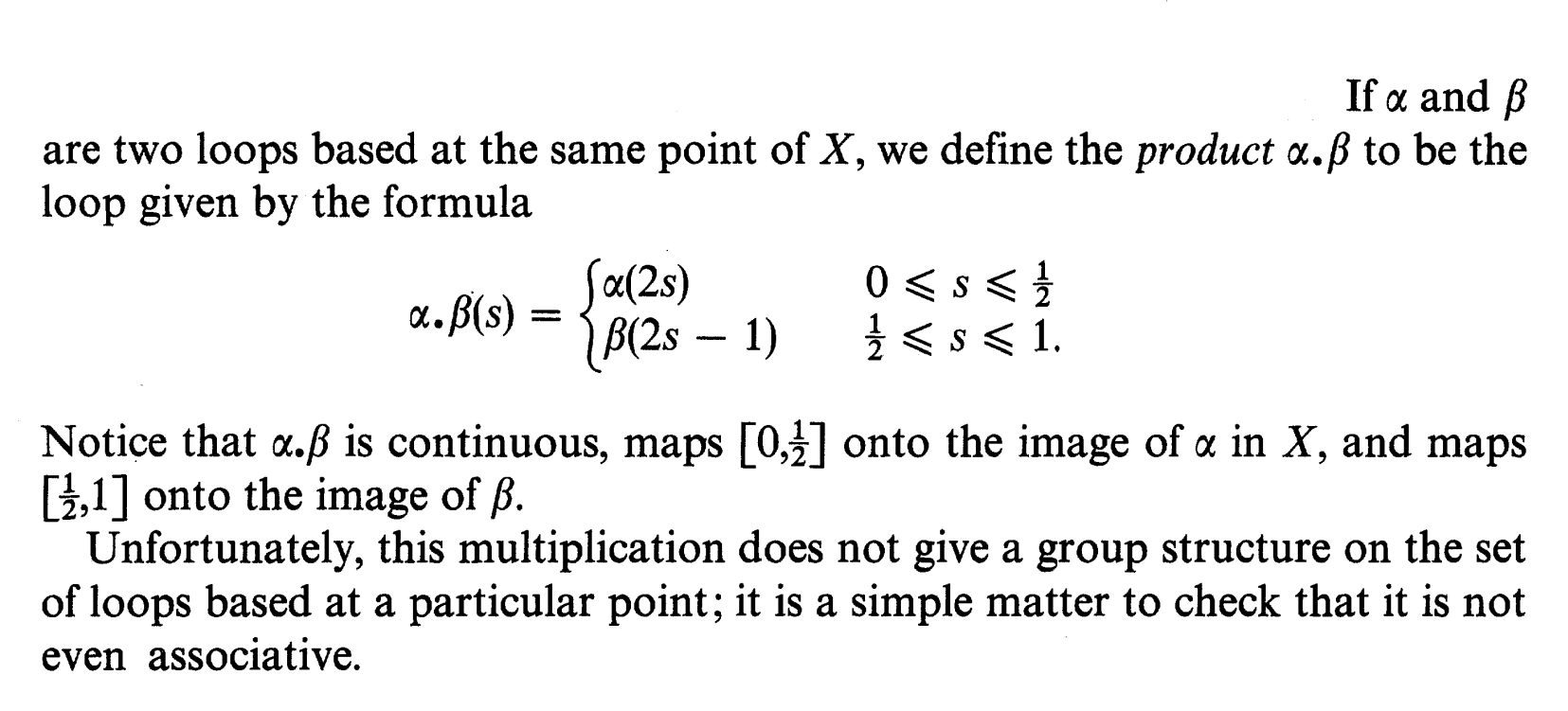 Solved > If a and B are two loops based at the same point of | Chegg.com