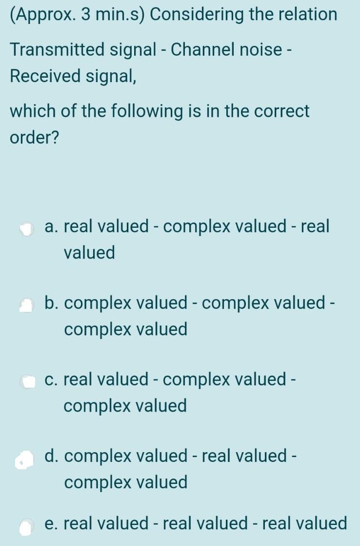 Solved (Approx. 3 min.s) Considering the relation | Chegg.com