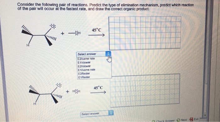 Solved Consider the following pair of reactions. Predict the | Chegg.com
