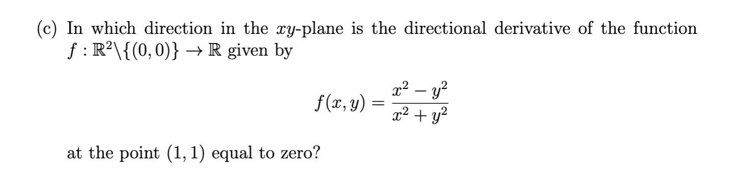 Solved (c) In which direction in the xy-plane is the | Chegg.com