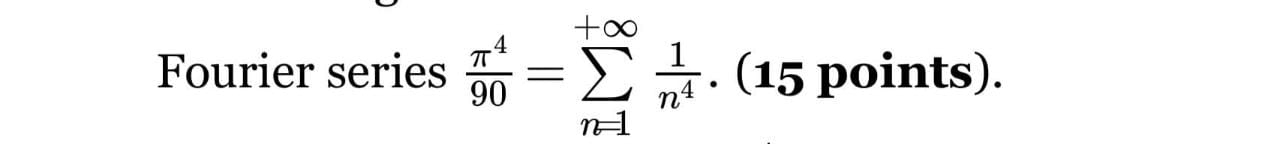 Solved This Is About Fourier And Parsevals Theorem Plese 