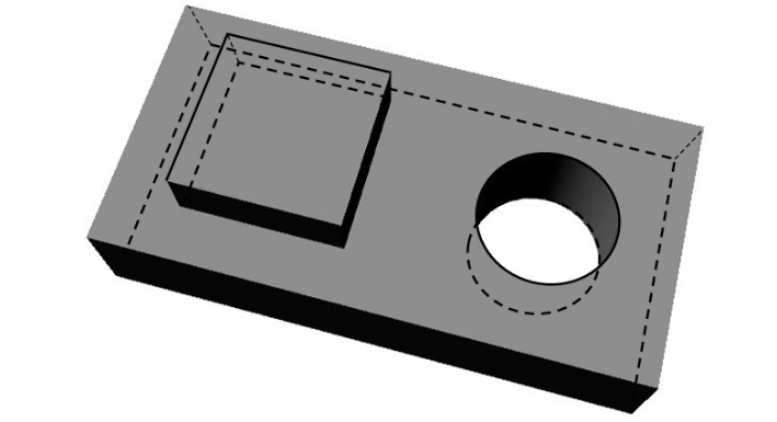 Solved An object as shown below is constructed with a B-Rep | Chegg.com