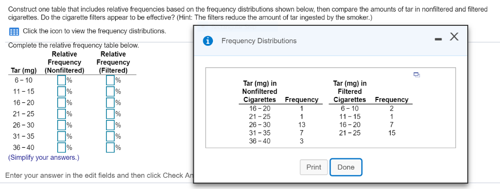Solved Construct one table that includes relative | Chegg.com