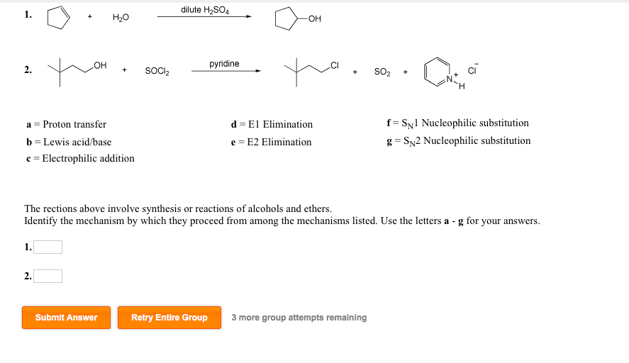 Solved но OH + SOCl2 pyridine Cl a Proton transfer b = Lewis | Chegg.com