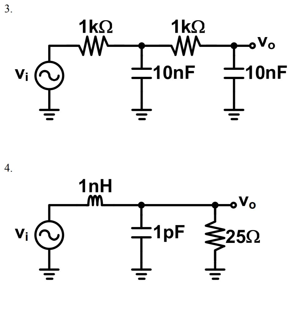 Solved Transfer Functions & Bode Plots (88 points) For the 4 | Chegg.com