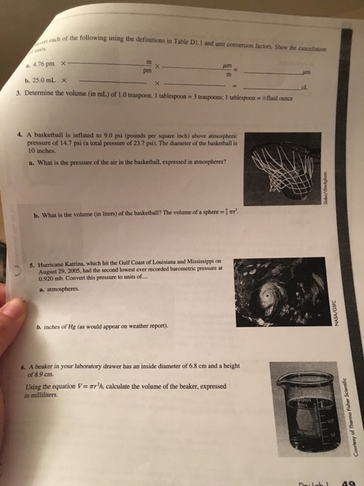 Solved Convert each of the following using the definitions | Chegg.com