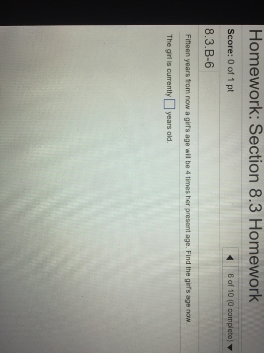 Solved Homework Section 8 3 Homework Score 0 Of 1 Pt