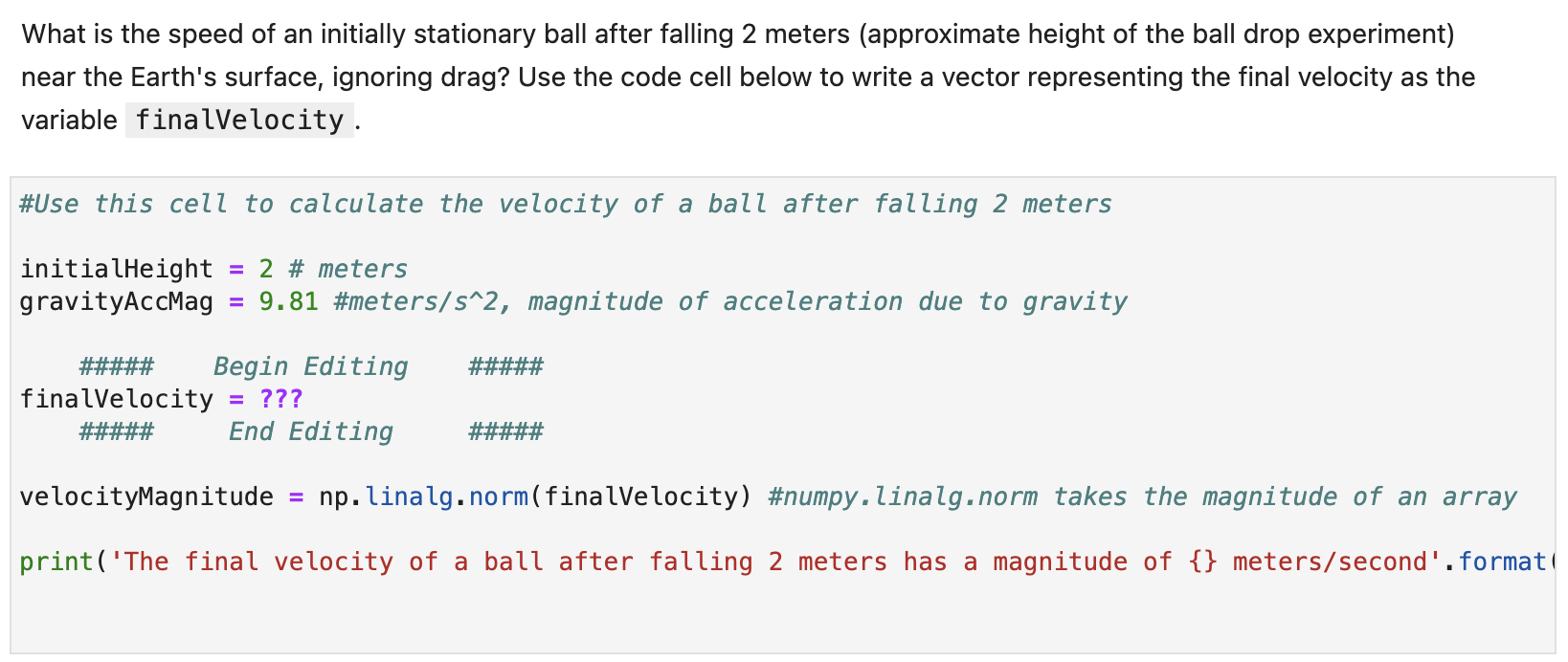 Solved What is the speed of an initially stationary ball | Chegg.com