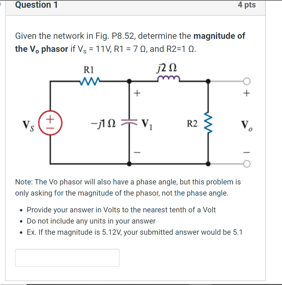 Solved Given the network in Fig. P8.52, determine the | Chegg.com