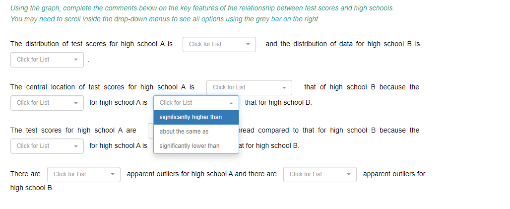 Solved Test scores (out of 100) were collected on Year 10 | Chegg.com