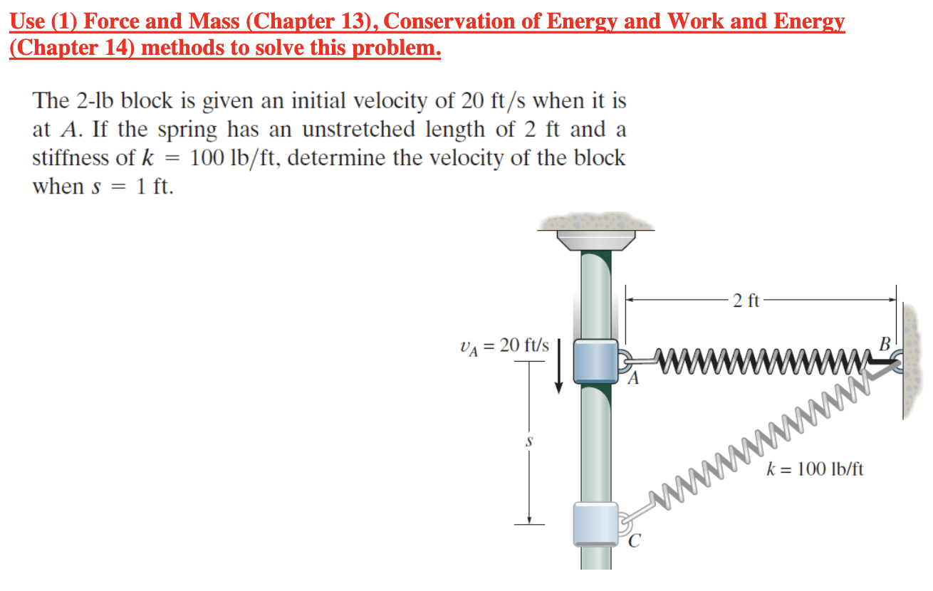 Solved Use (1) Force and Mass (Chapter 13), Conservation of | Chegg.com