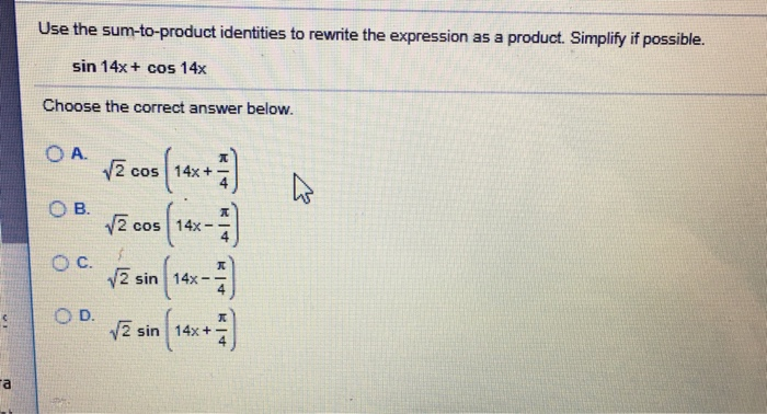 Solved Multiply and simplify. cos x sinx( cscx+ secx) cos x | Chegg.com