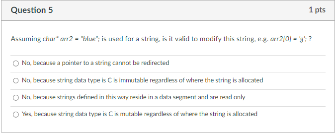 Solved Which of the following statements about the static | Chegg.com