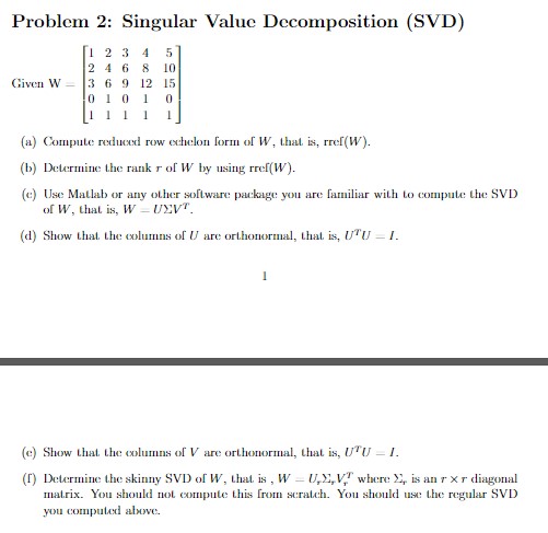 Solved PLEASE USE MATLAB SCREENSHOTS FOR RESULTS WHENEVER | Chegg.com