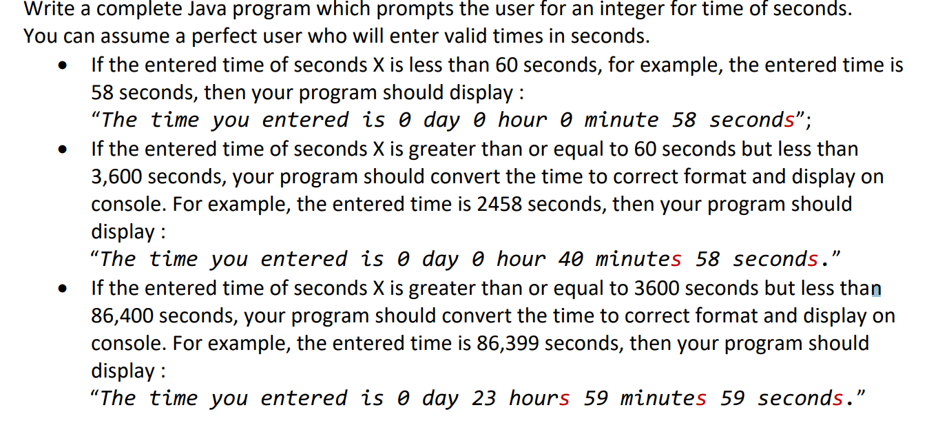 Solved Write a complete Java program which prompts the user | Chegg.com