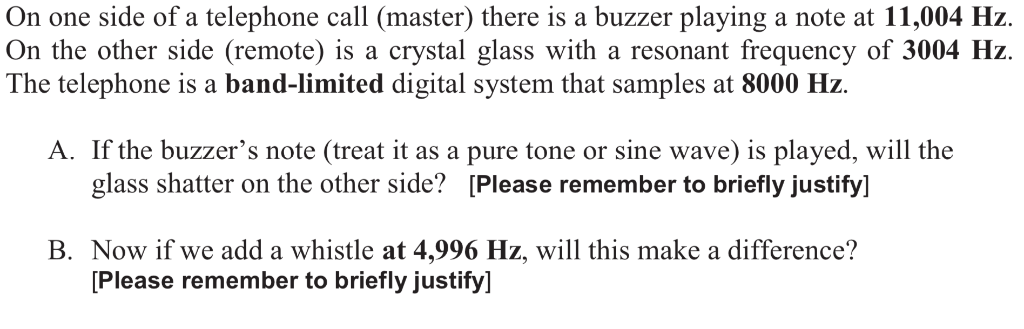 Solved On one side of a telephone call (master) there is a | Chegg.com