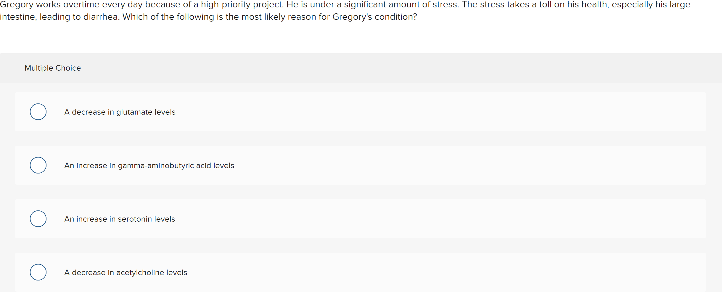 Solved Gregory works overtime every day because of a | Chegg.com