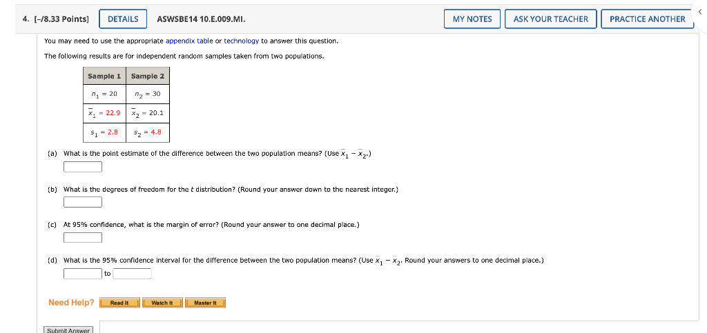 Solved You may need to use the appropriate appendix table or | Chegg.com