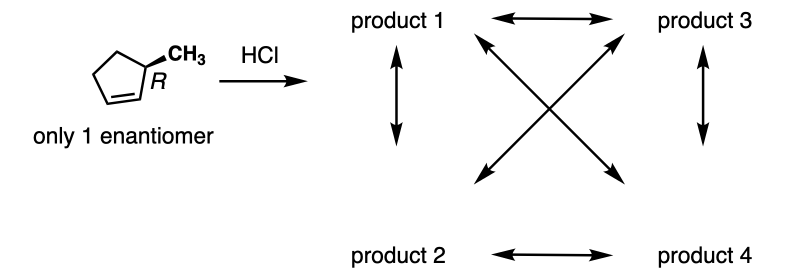 Solved What are the four products from this reaction and | Chegg.com