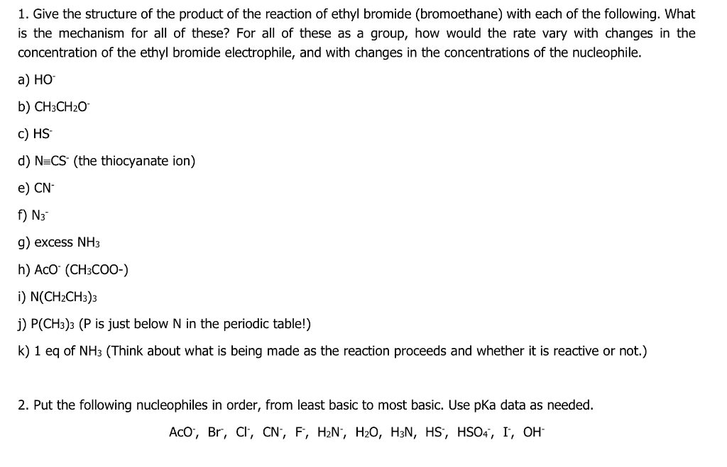 Solved 1. Give the structure of the product of the reaction | Chegg.com