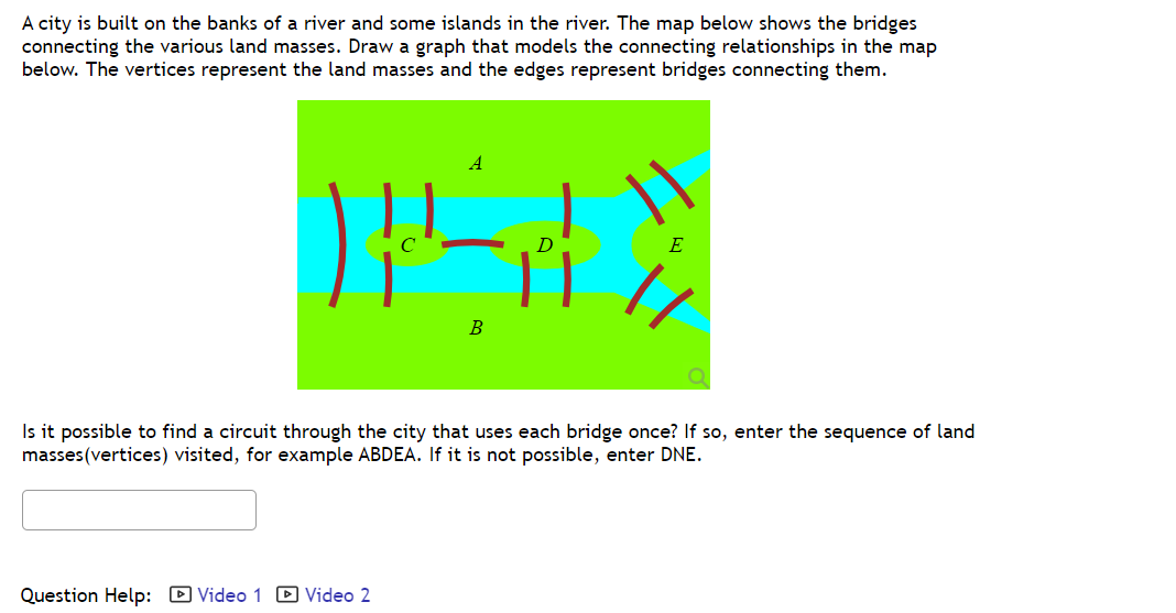 Solved A G F B B E A What is the degree of vertex B A city | Chegg.com