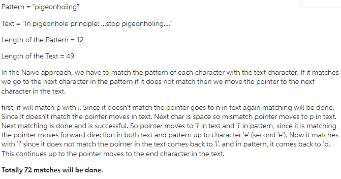 Solved String Matching For the following problems 1 through | Chegg.com