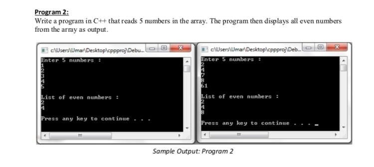 Solved Program 2: Write a program in C++ that reads 5 | Chegg.com