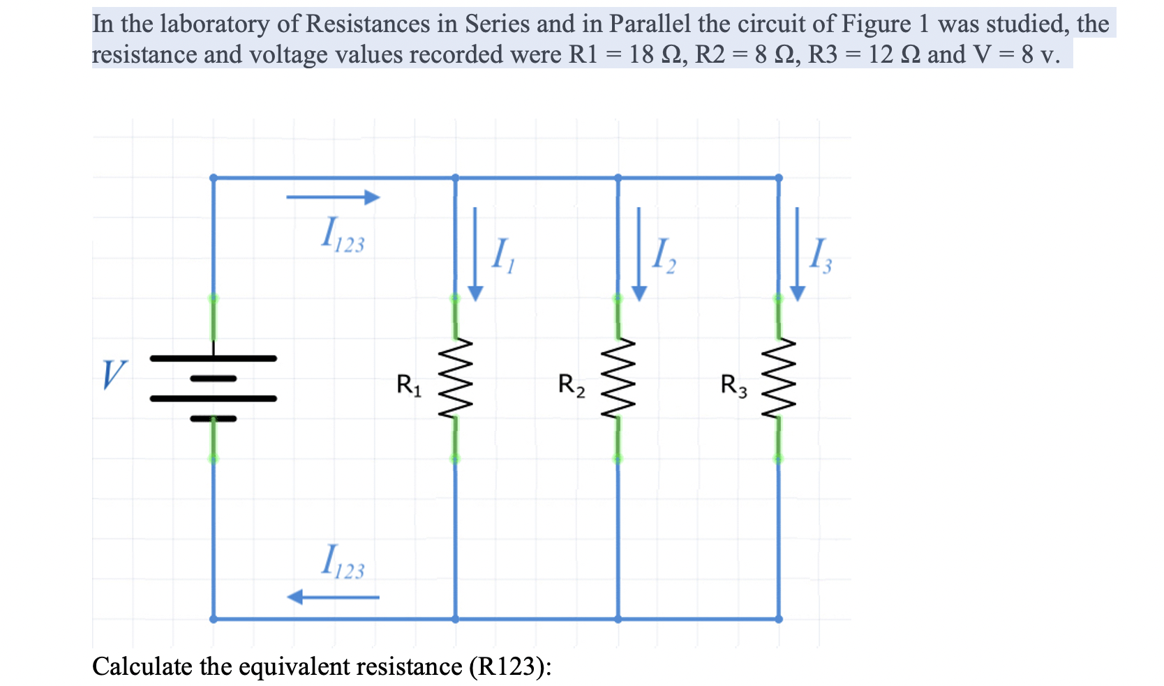 Solved In the laboratory of Resistances in Series and in | Chegg.com