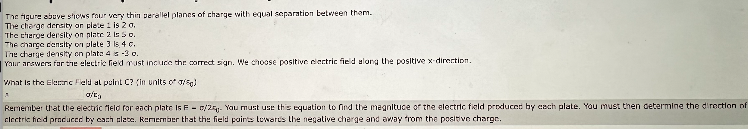Solved The figure above shows four very thin parallel planes | Chegg.com