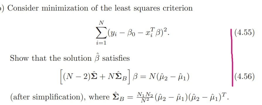 Solved - Consider minimization of the least squares | Chegg.com