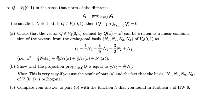 Solved Problem 4. (A geometric approach to error | Chegg.com