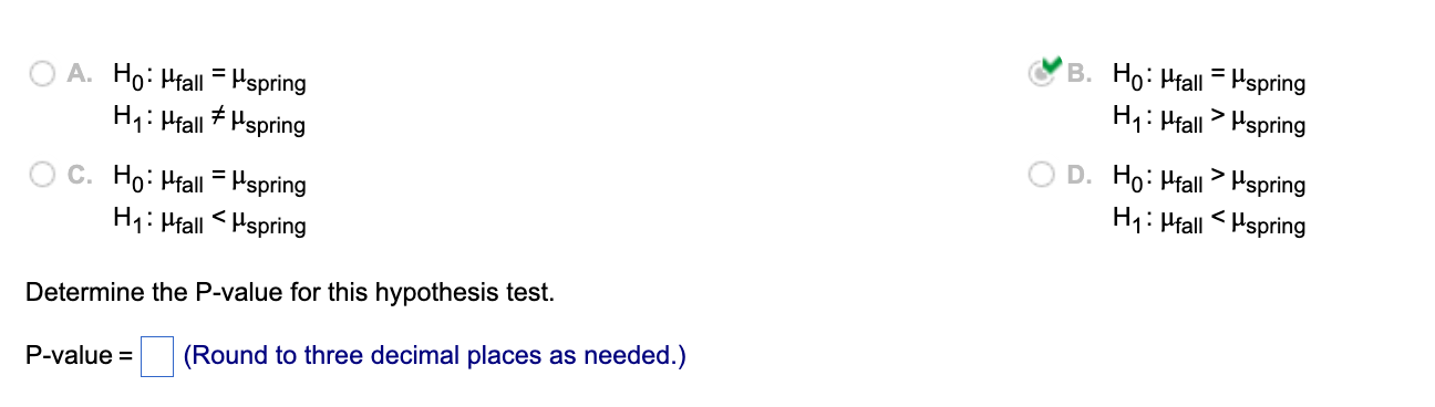 Solved A professor wanted to determine whether an online | Chegg.com