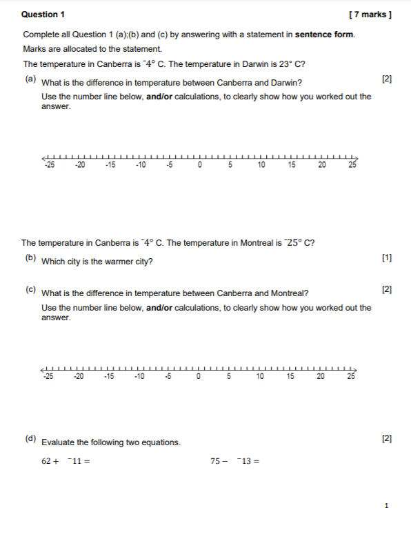 Solved Question 1 [7 marks ] Complete all Question 1 (a)(b) | Chegg.com