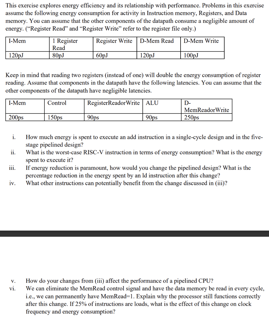 Solved This exercise explores energy efficiency and its | Chegg.com